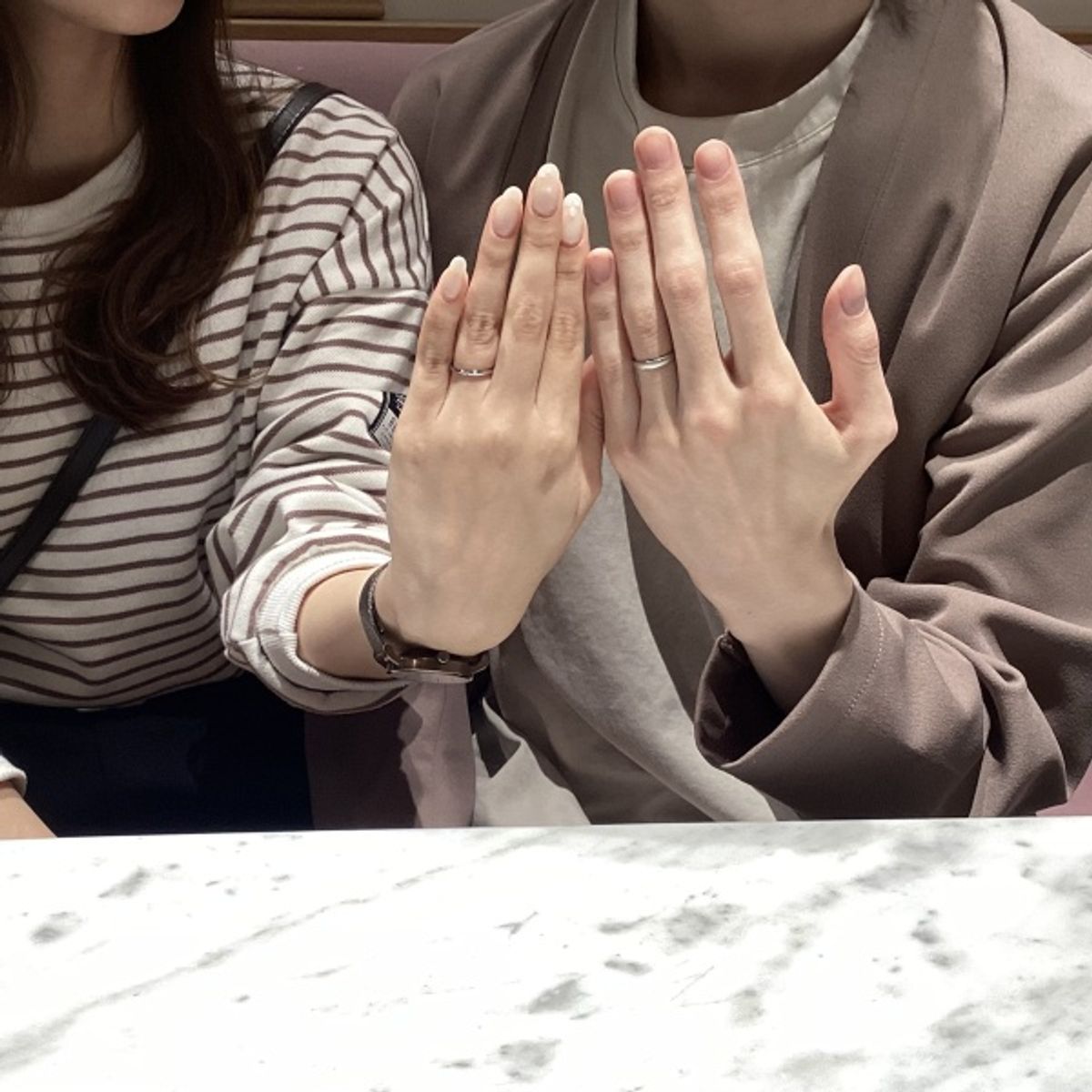 Y様♡R様【BIJOUPIKO(ビジュピコ)】【松本店】沢山話を聞いてくれて…｜ 結婚指輪・婚約指輪の口コミならRingraph