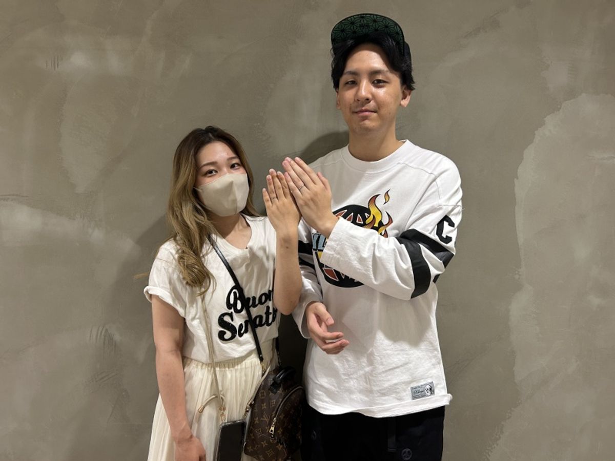 K.T様＆K.T様【BIJOUPIKO(ビジュピコ)】【なんばパークス店】スタッフの方…｜ 結婚指輪・婚約指輪の口コミならRingraph