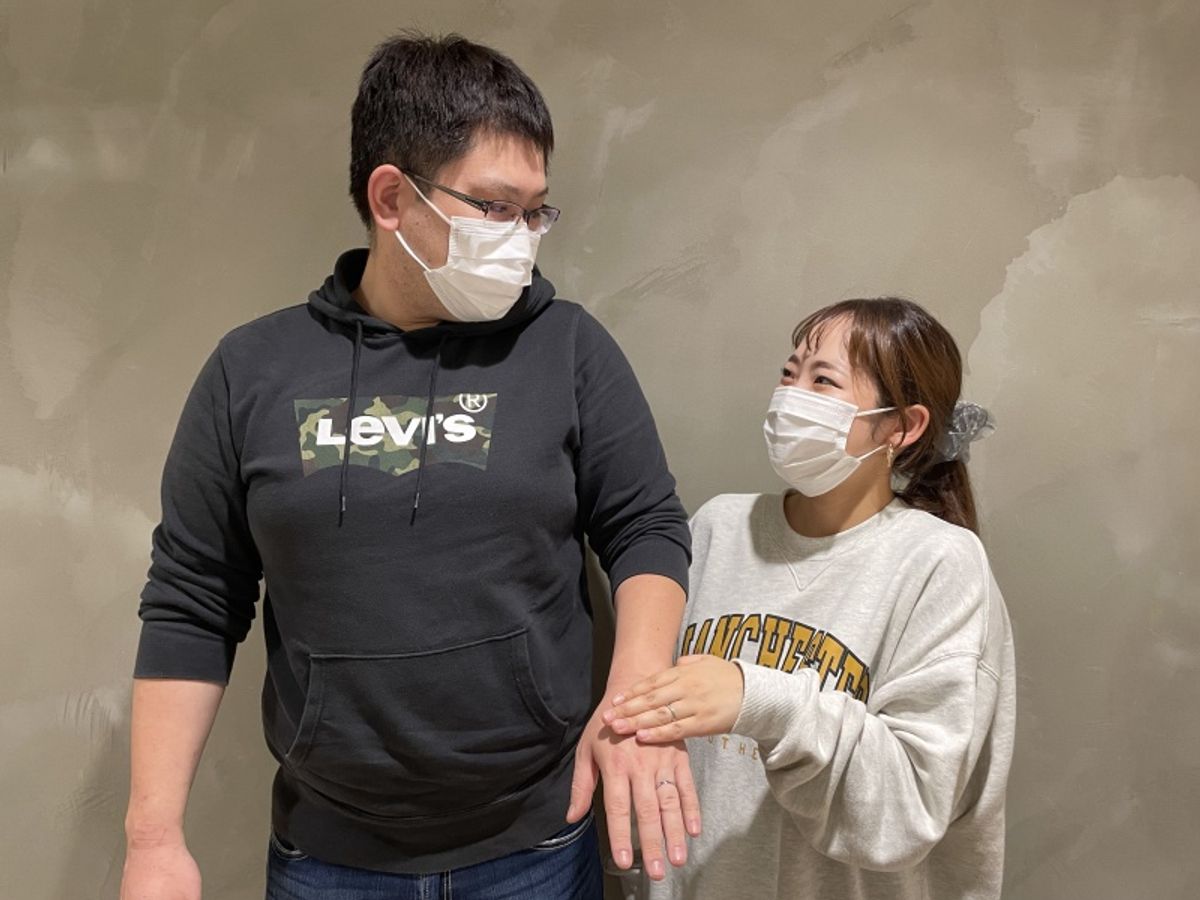 T.S様＆C.S様【BIJOUPIKO(ビジュピコ)】【なんばパークス店】来店しやすか…｜ 結婚指輪・婚約指輪の口コミならRingraph