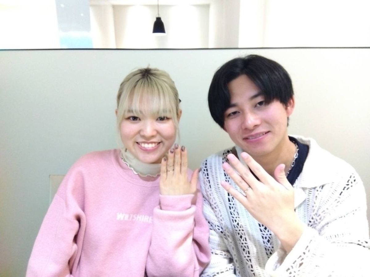 S様♡A様【BIJOUPIKO(ビジュピコ)】デザインが良い！！！｜ 結婚指輪・婚約指輪の口コミならRingraph
