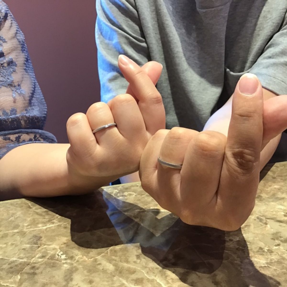 N様＆H様【BIJOUPIKO(ビジュピコ)】【長野店】きゅんです♡｜ 結婚指輪・婚約指輪の口コミならRingraph