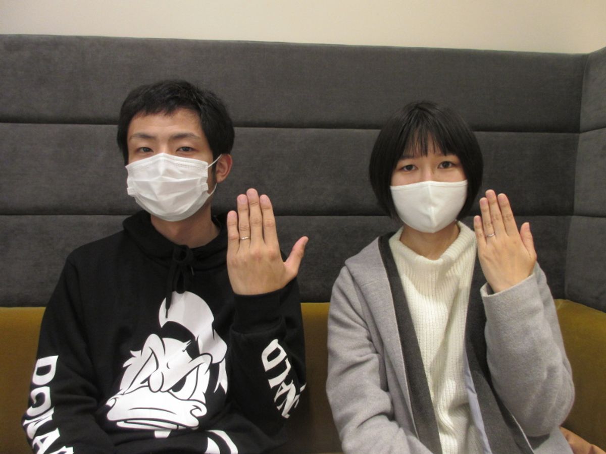 N様＆M様【BIJOUPIKO(ビジュピコ)】【鹿児島店】気に入りました☆｜ 結婚指輪・婚約指輪の口コミならRingraph