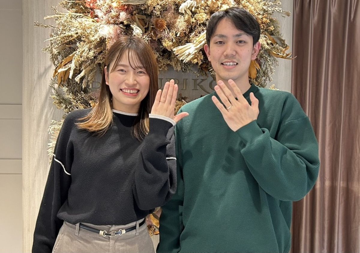 M様＆R様【BIJOUPIKO(ビジュピコ)】【ビジュピコ姫路店】購入までとてもス…｜ 結婚指輪・婚約指輪の口コミならRingraph