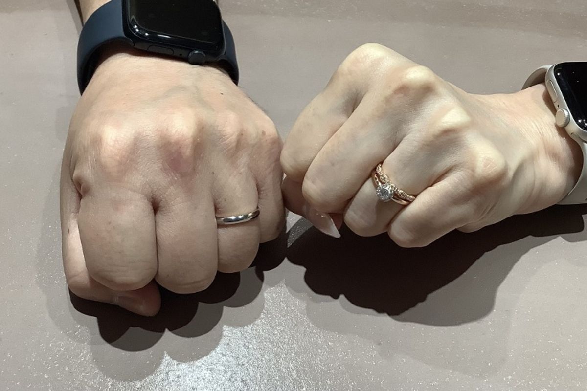 Y.M様&W.M様【BIJOUPIKO(ビジュピコ)】【福井店】婚約指輪も買ってし…｜ 結婚指輪・婚約指輪の口コミならRingraph