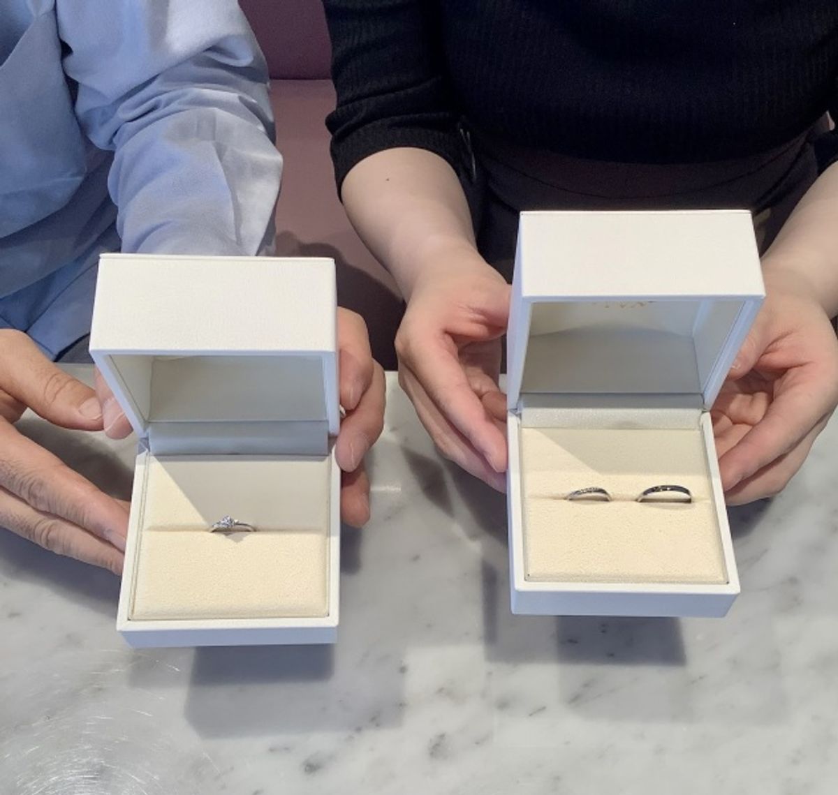 S様♡S様【BIJOUPIKO(ビジュピコ)】【松本店】素敵な指輪に出会いました。｜ 結婚指輪・婚約指輪の口コミならRingraph