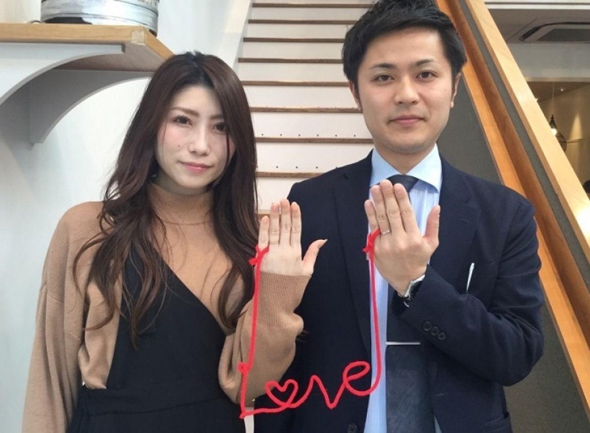 K様＆S様【BIJOUPIKO(ビジュピコ)】【福岡店】満足のいくリング選びが出来…｜ 結婚指輪・婚約指輪の口コミならRingraph