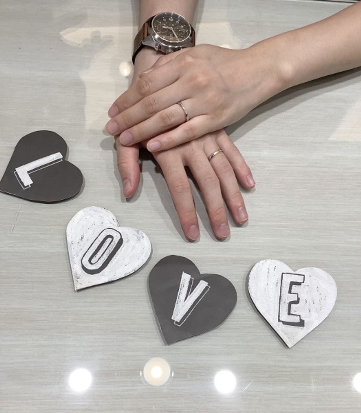 K様&T様【BIJOUPIKO(ビジュピコ)】【長崎店】ステキなリングありがと…｜ 結婚指輪・婚約指輪の口コミならRingraph