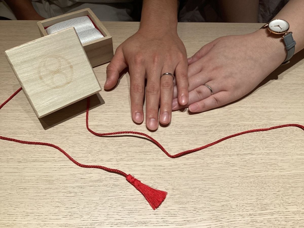 R様＆M様【BIJOUPIKO(ビジュピコ)】【宮崎店】対応がとても丁寧｜ 結婚指輪・婚約指輪の口コミならRingraph