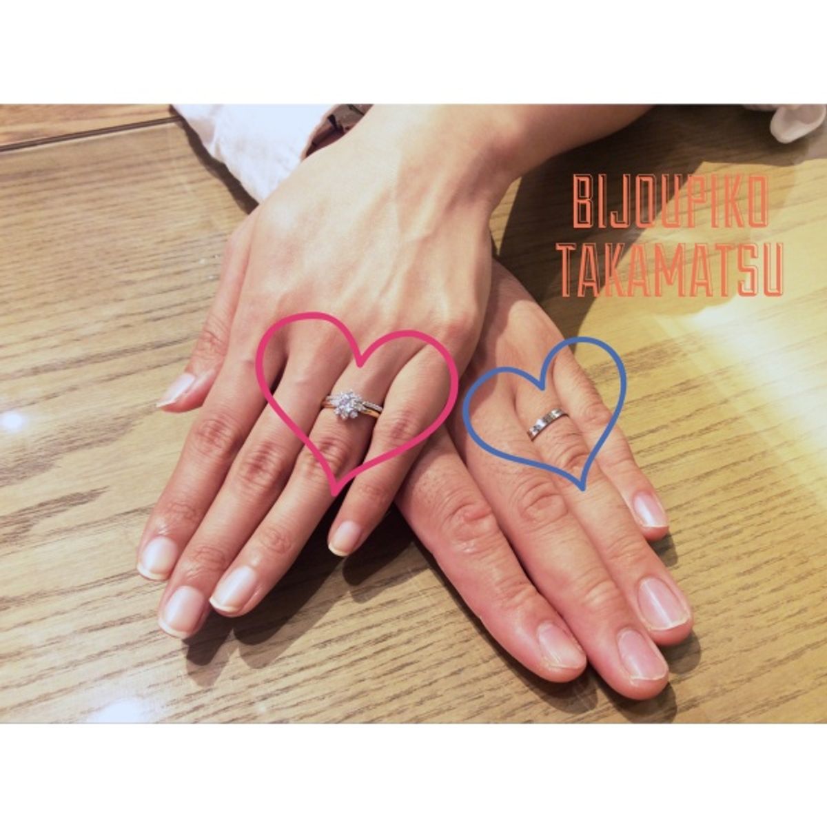T.M様＆M.F様【BIJOUPIKO(ビジュピコ)】ありがとうございました！｜ 結婚指輪・婚約指輪の口コミならRingraph