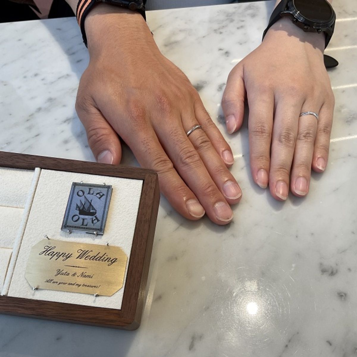 Y様♡N様【BIJOUPIKO(ビジュピコ)】【松本店】素敵なリングに出逢えました。｜ 結婚指輪・婚約指輪の口コミならRingraph