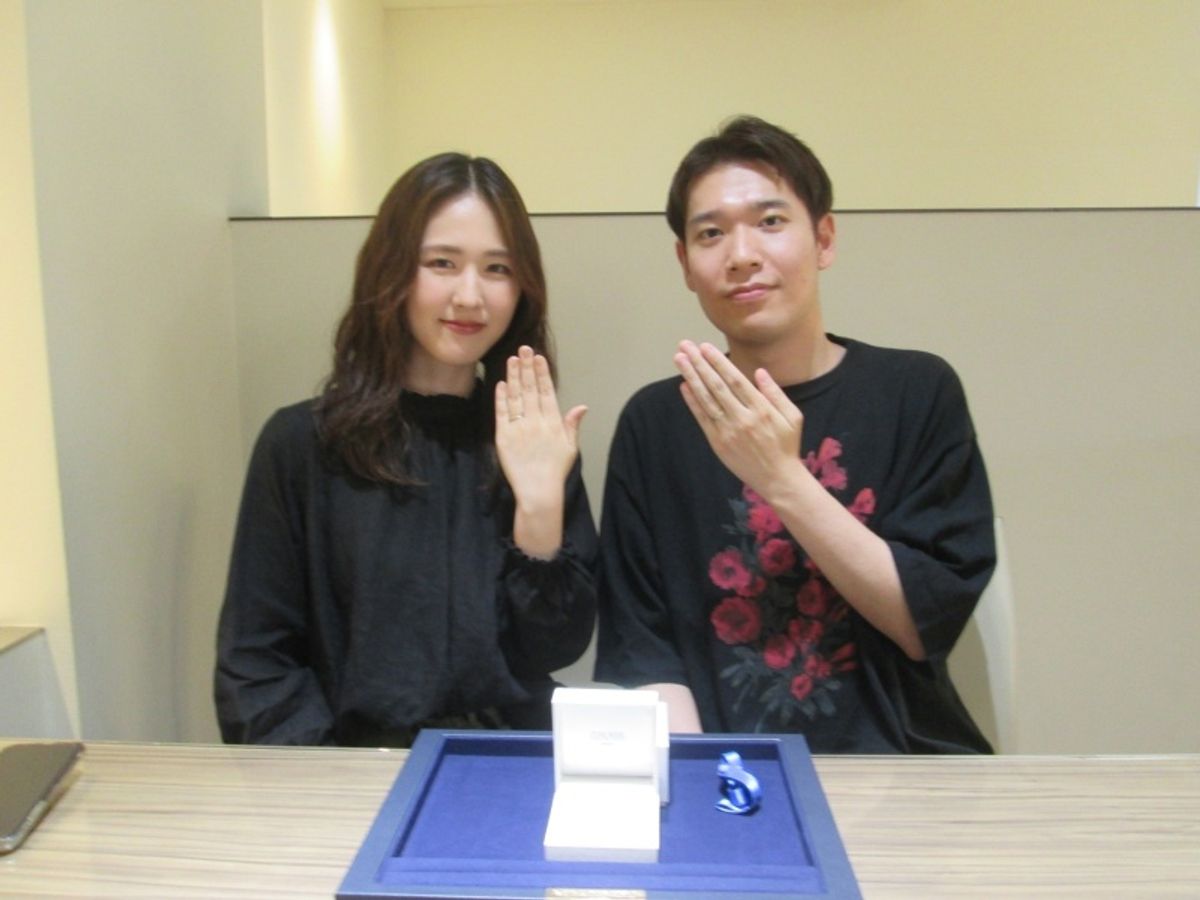 M様&U様【BIJOUPIKO(ビジュピコ)】【熊本店】私達らしさが叶ったリン…｜ 結婚指輪・婚約指輪の口コミならRingraph
