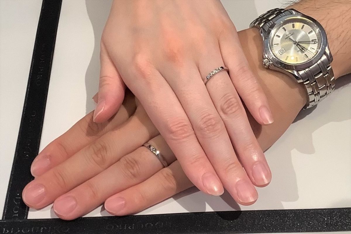H様＆M様【BIJOUPIKO(ビジュピコ)】【福井店】好みのものを見つけることが…｜ 結婚指輪・婚約指輪の口コミならRingraph
