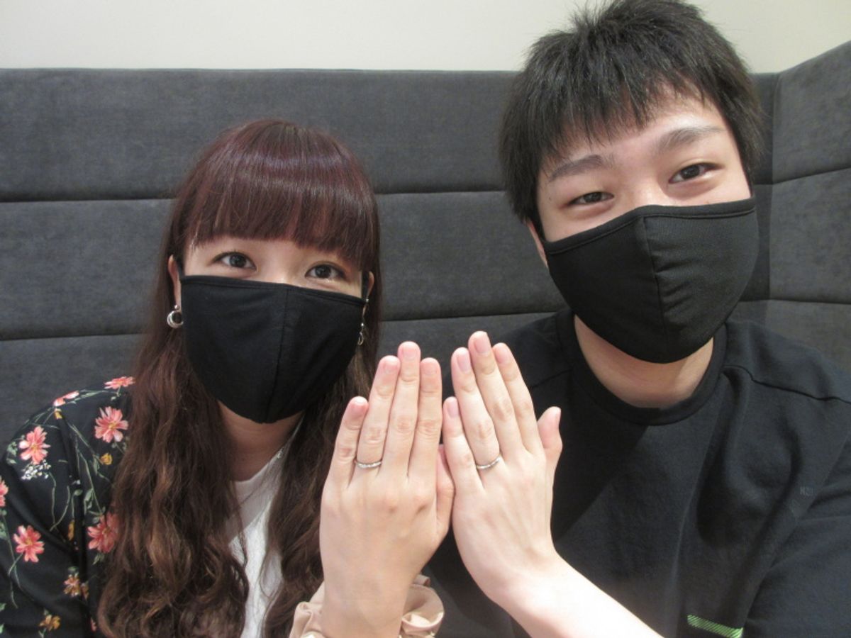 K様＆S様【BIJOUPIKO(ビジュピコ)】【鹿児島店】とても可愛いです！｜ 結婚指輪・婚約指輪の口コミならRingraph