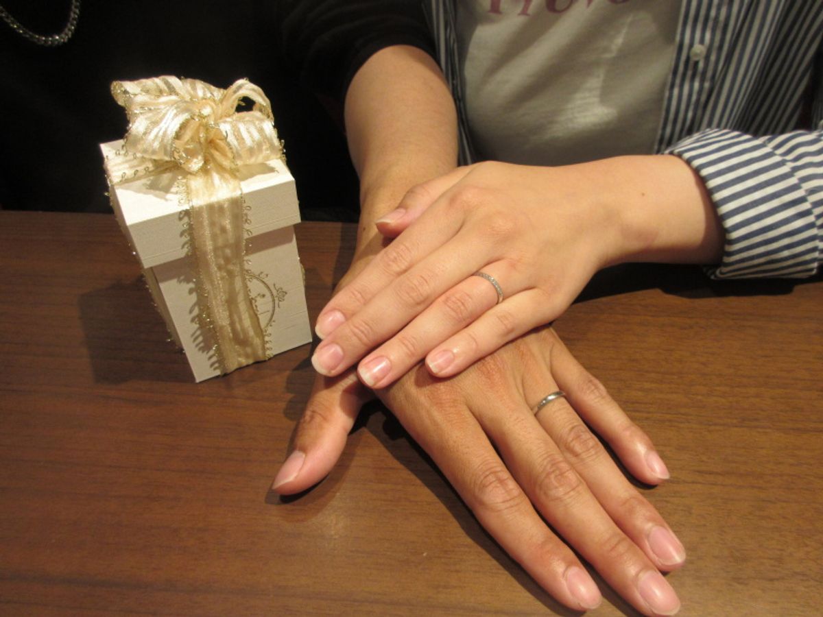 T様＆K様【BIJOUPIKO(ビジュピコ)】【鹿児島店】丁寧な対応☆｜ 結婚指輪・婚約指輪の口コミならRingraph