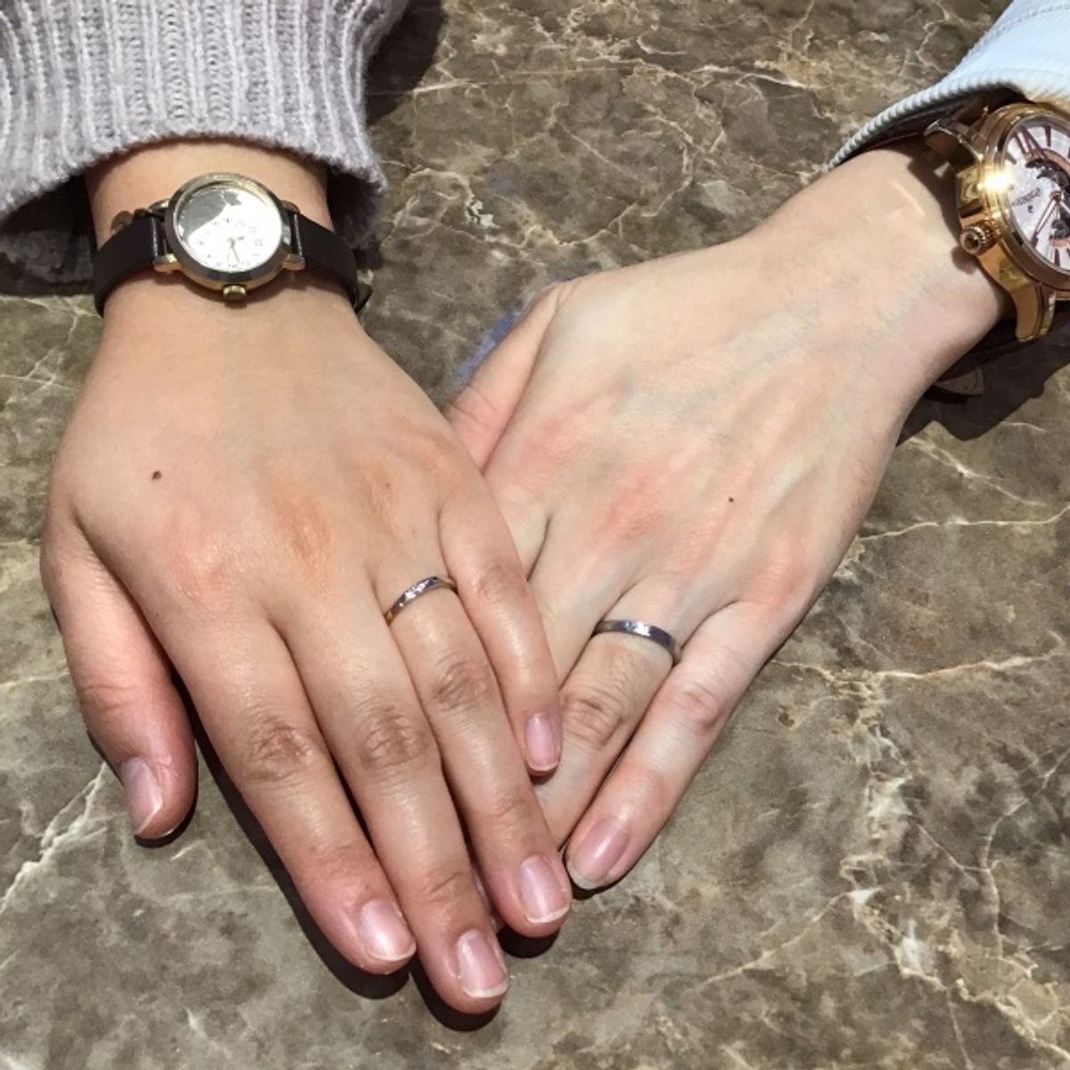 K様＆M様【BIJOUPIKO(ビジュピコ)】【長野店】希望通りの仕上がり♪｜ 結婚指輪・婚約指輪の口コミならRingraph