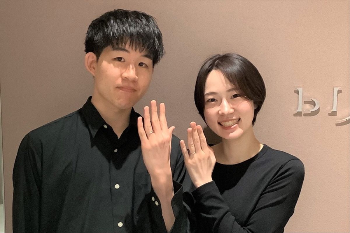 Y様＆A様【BIJOUPIKO(ビジュピコ)】【福井店】一生の宝物！！｜ 結婚指輪・婚約指輪の口コミならRingraph