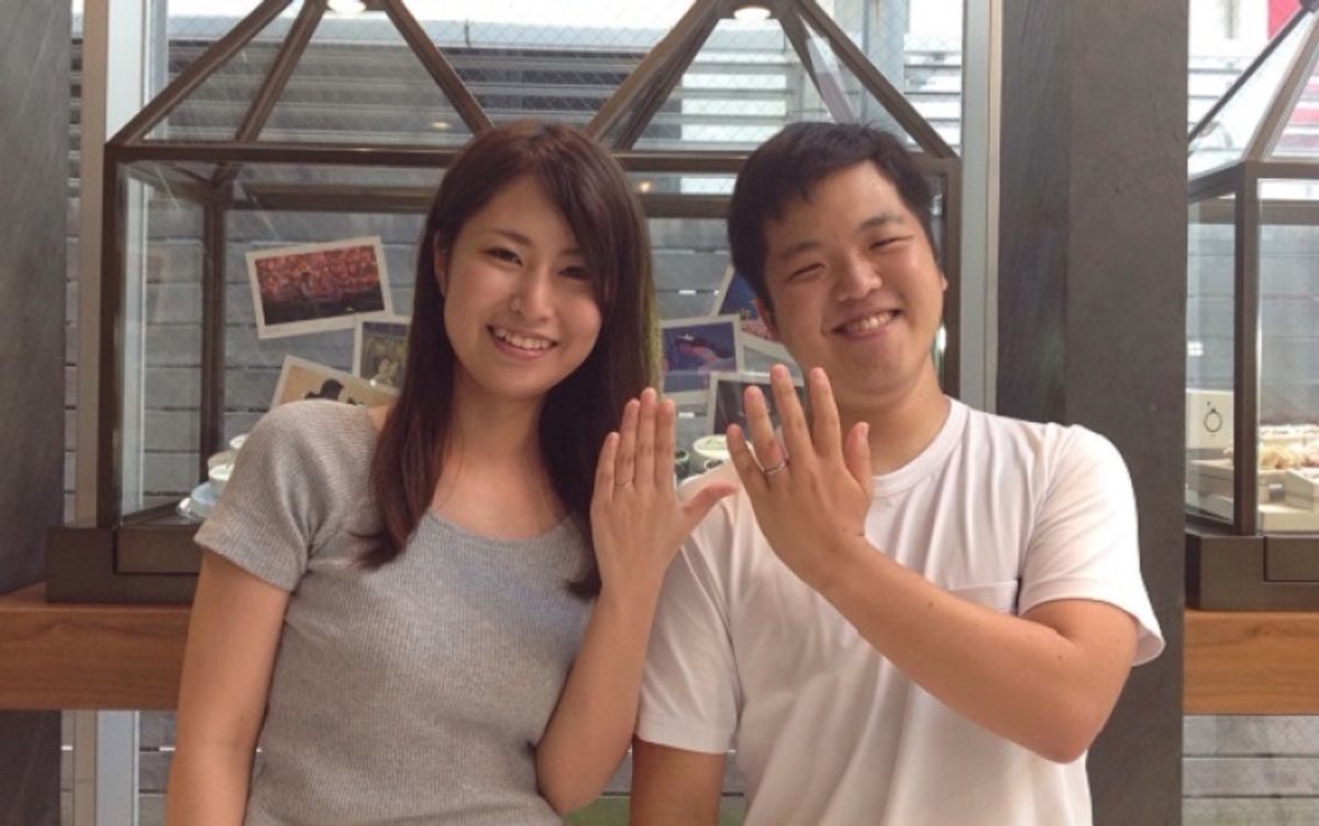 T様＆H様【BIJOUPIKO(ビジュピコ)】【福岡店】親身な対応！｜ 結婚指輪・婚約指輪の口コミならRingraph