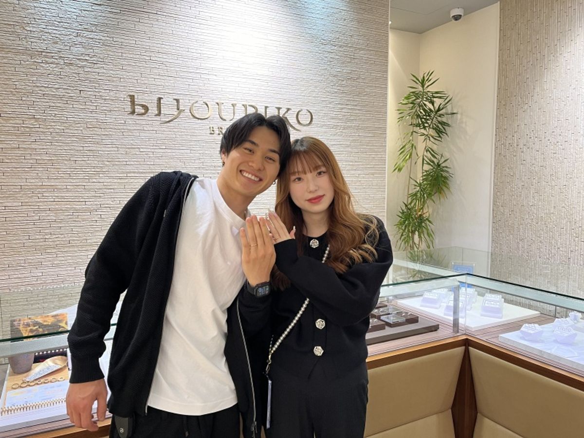 H.Y様＆H.Y様【BIJOUPIKO(ビジュピコ)】【なんばパークス店】店員さんが気…｜ 結婚指輪・婚約指輪の口コミならRingraph