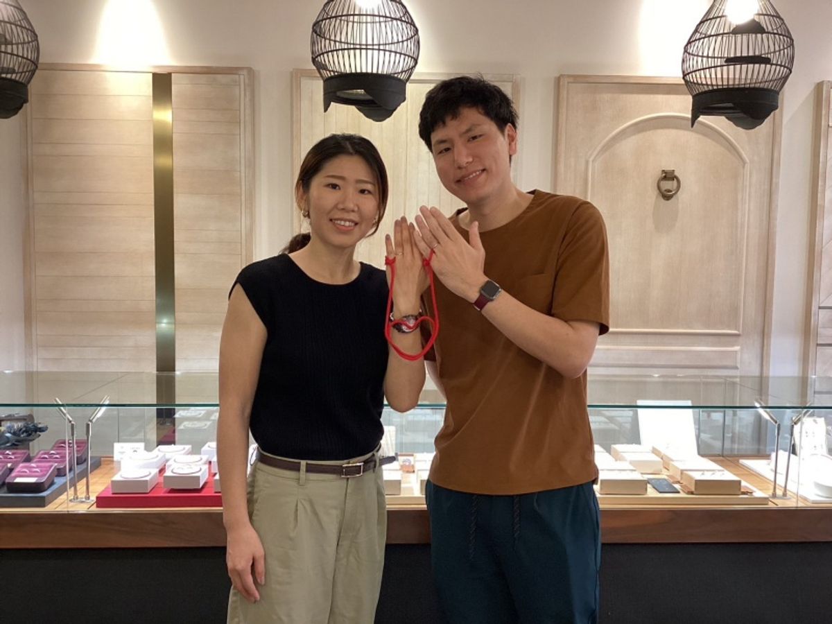 T様&M様【BIJOUPIKO(ビジュピコ)】【福岡店】デザインに一目惚れ｜ 結婚指輪・婚約指輪の口コミならRingraph