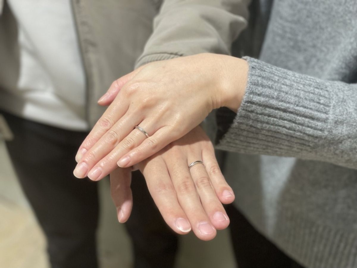 H.K様＆H.M様【BIJOUPIKO(ビジュピコ)】【なんばパークス店】デザインが気…｜ 結婚指輪・婚約指輪の口コミならRingraph