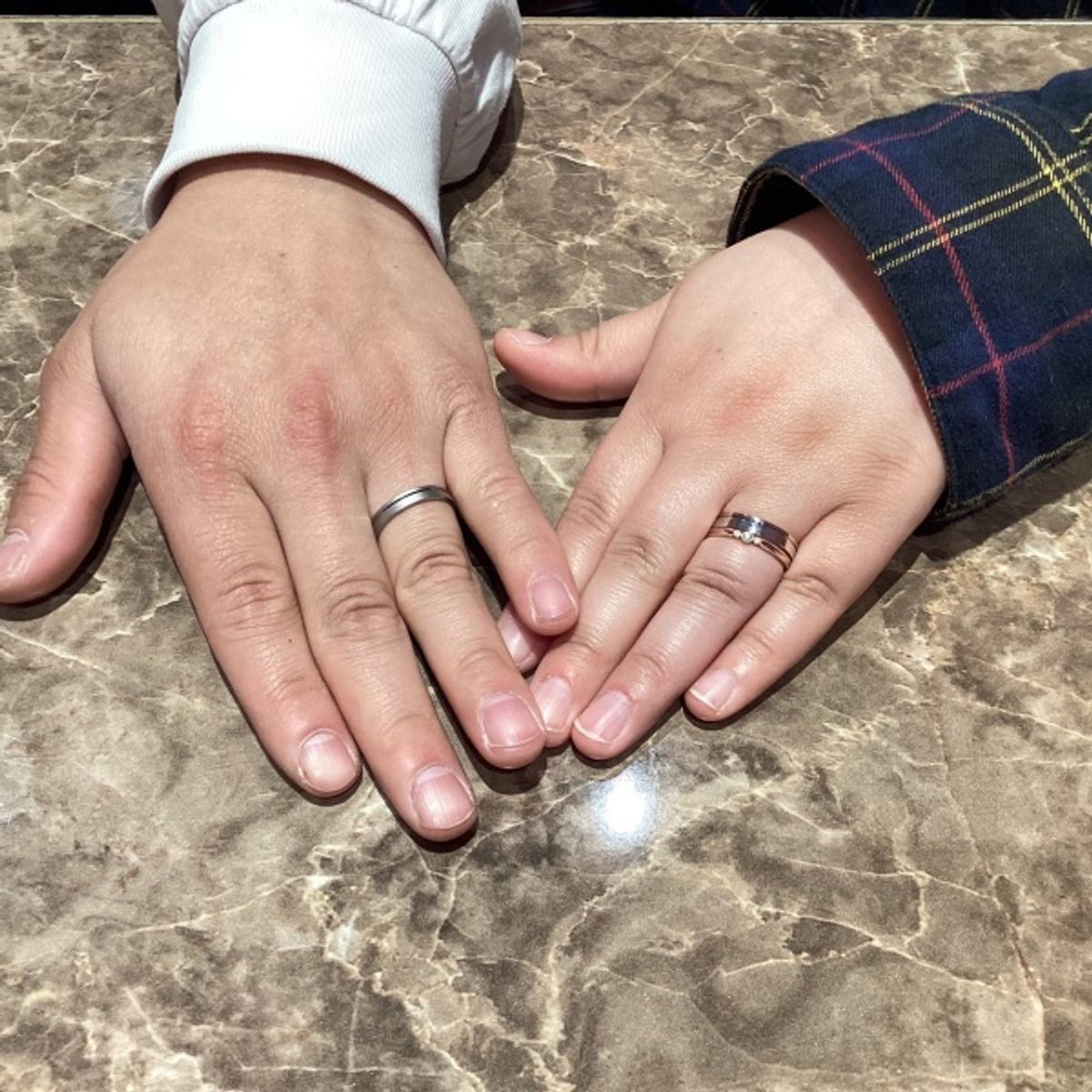 S様＆S様【BIJOUPIKO(ビジュピコ)】【長野店】重ねづけがかわいい｜ 結婚指輪・婚約指輪の口コミならRingraph