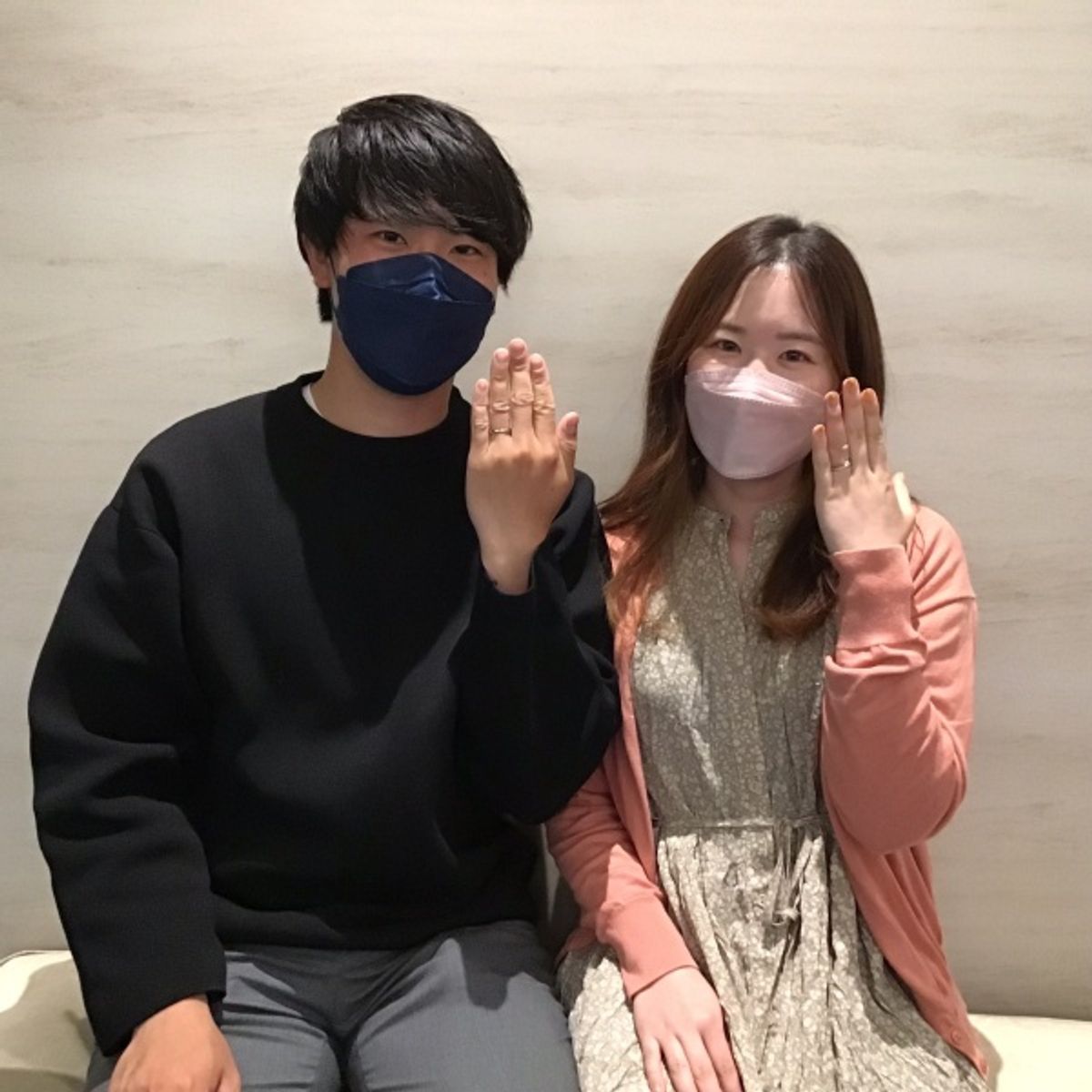 T様＆S様【BIJOUPIKO(ビジュピコ)】【長野店】2人で一生幸せになります！｜ 結婚指輪・婚約指輪の口コミならRingraph