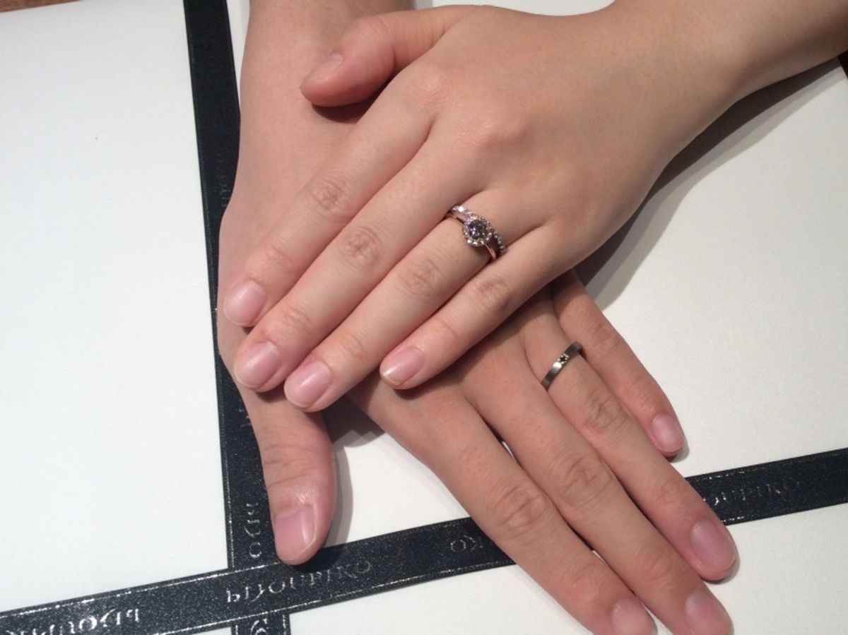 J様♡K様【BIJOUPIKO(ビジュピコ)】【福井店 】リングに巡り会えてよかった…｜ 結婚指輪・婚約指輪の口コミならRingraph