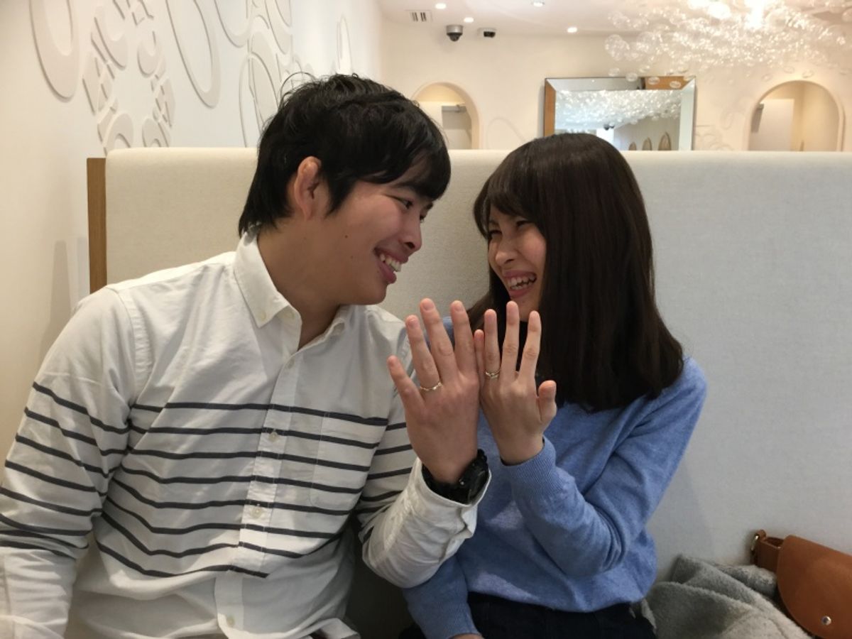 M様・S様【BIJOUPIKO(ビジュピコ)】楽しく選ぶことができました。｜ 結婚指輪・婚約指輪の口コミならRingraph