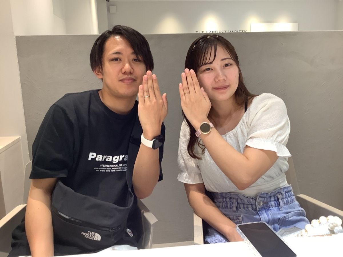 T様＆M様【BIJOUPIKO(ビジュピコ)】【宮崎店】とても良かった｜ 結婚指輪・婚約指輪の口コミならRingraph