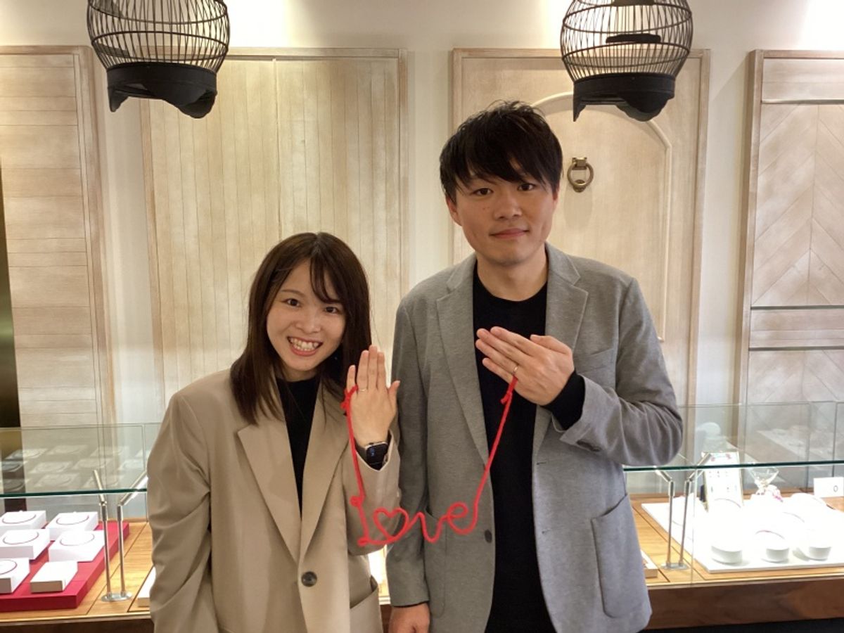 S様&K様【BIJOUPIKO(ビジュピコ)】【福岡店】とってもステキなリング！｜ 結婚指輪・婚約指輪の口コミならRingraph