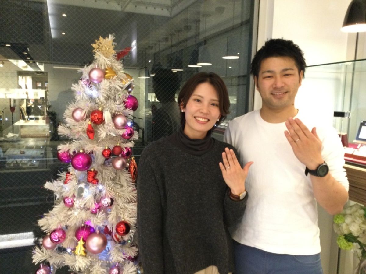 D・K様♡H・T様【BIJOUPIKO(ビジュピコ)】【BIJOUPIKO京都店】ビビッときま…｜ 結婚指輪・婚約指輪の口コミならRingraph