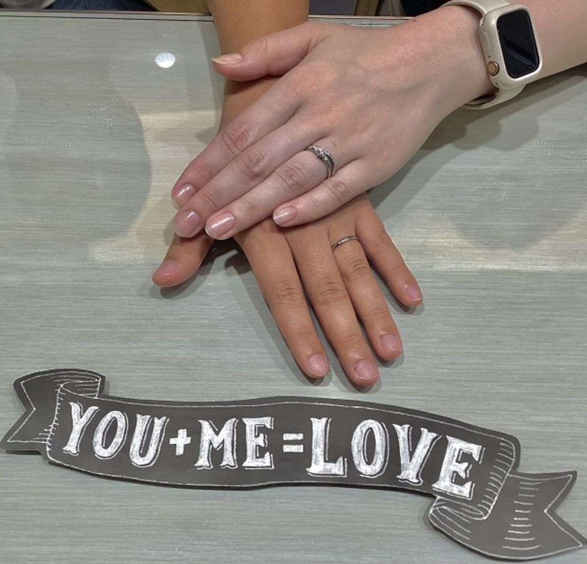 Y様＆R様【BIJOUPIKO(ビジュピコ)】【長崎店】可愛いリングを選べてとても…｜ 結婚指輪・婚約指輪の口コミならRingraph