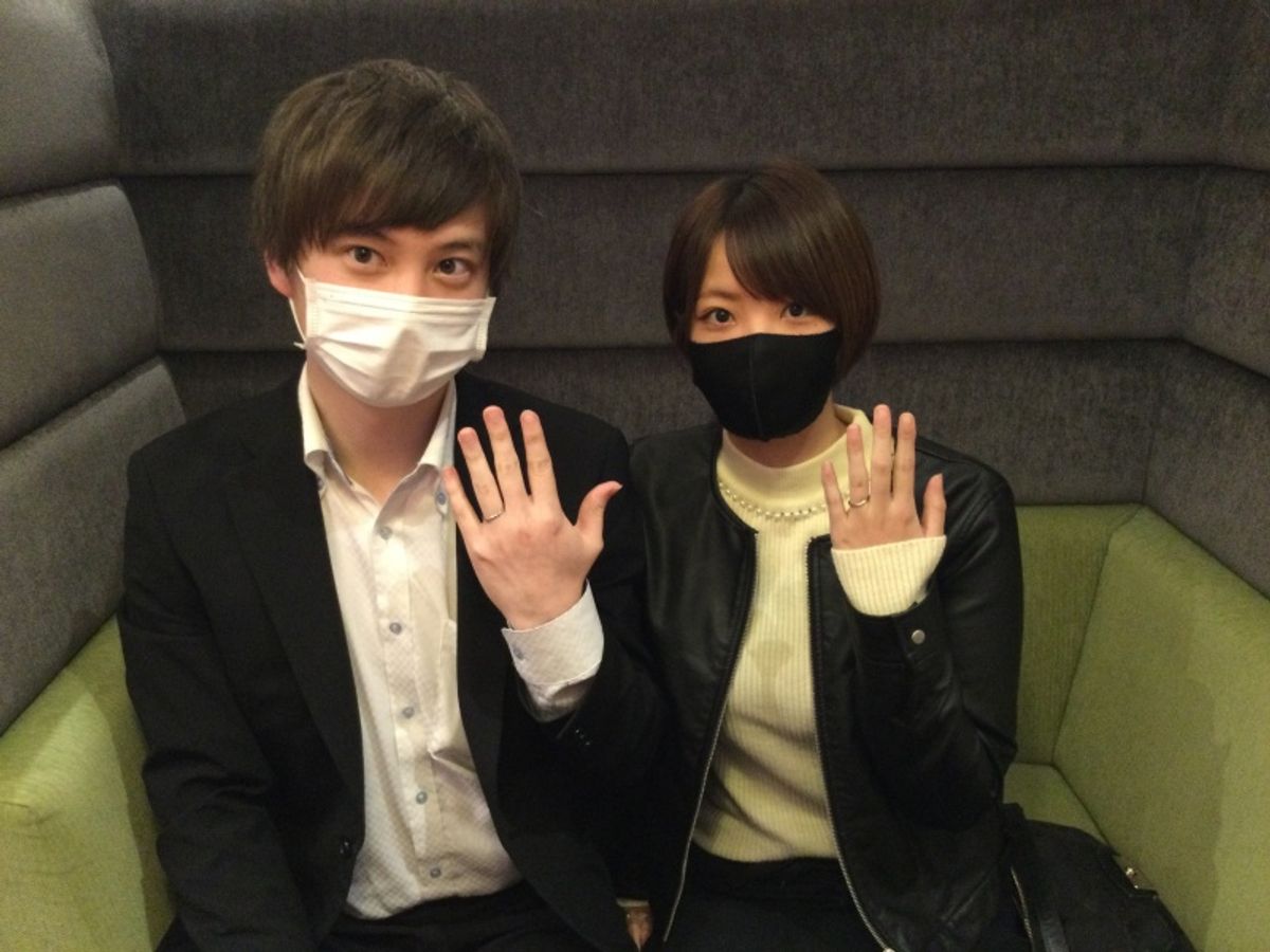 K.S様♡R.H様【BIJOUPIKO(ビジュピコ)】【福井店】期待以上の出来上がり｜ 結婚指輪・婚約指輪の口コミならRingraph