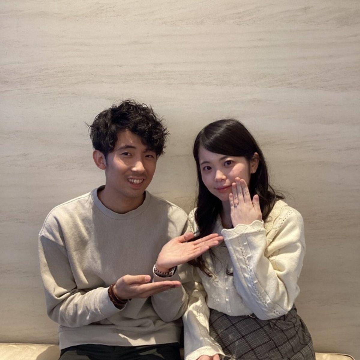 W様＆M様【BIJOUPIKO(ビジュピコ)】【長野店】ダイヤがキラキラで感動｜ 結婚指輪・婚約指輪の口コミならRingraph