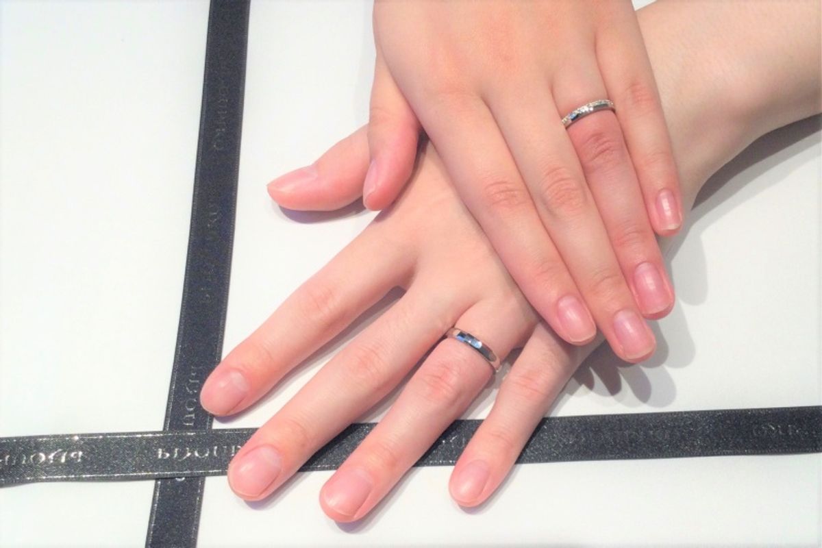 K・Y様＆Y・Y様【BIJOUPIKO(ビジュピコ)】【福井店】満足いく指輪選びにな…｜ 結婚指輪・婚約指輪の口コミならRingraph