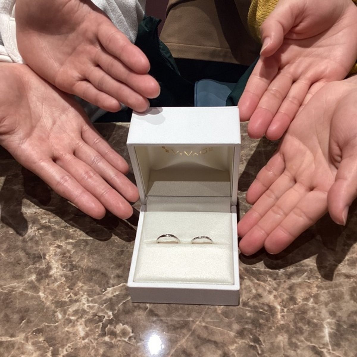 D様＆M様【BIJOUPIKO(ビジュピコ)】【長野店】スタッフさん万歳!!｜ 結婚指輪・婚約指輪の口コミならRingraph