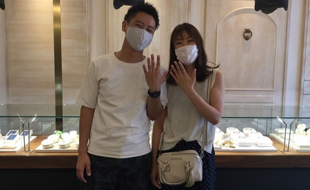 【S様＆K様】【福岡店】理想のリングに出会う事が出来ました！！BIJOUPIKO(ビジュピコ)｜Ringraph