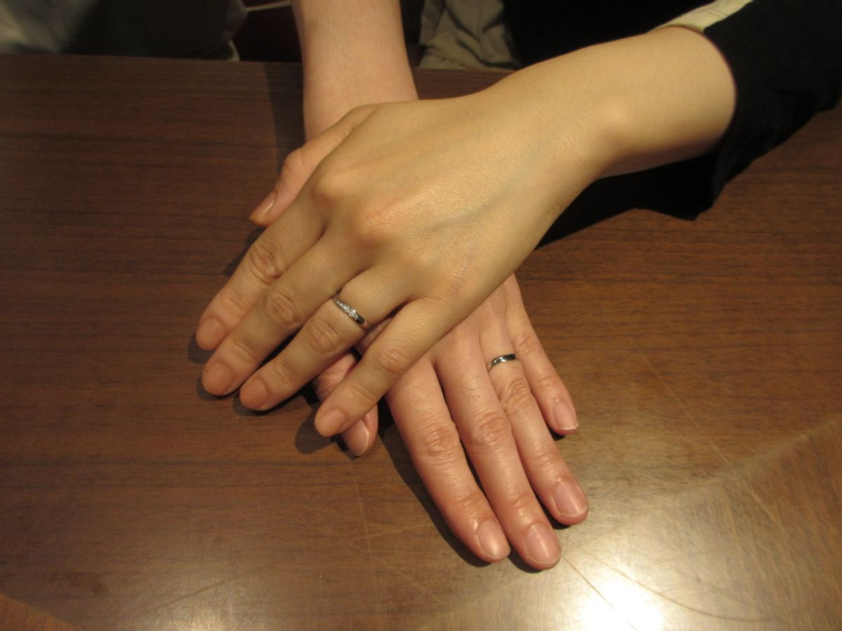 J様＆Y様【BIJOUPIKO(ビジュピコ)】【鹿児島店】大変気に入ってます！｜ 結婚指輪・婚約指輪の口コミならRingraph
