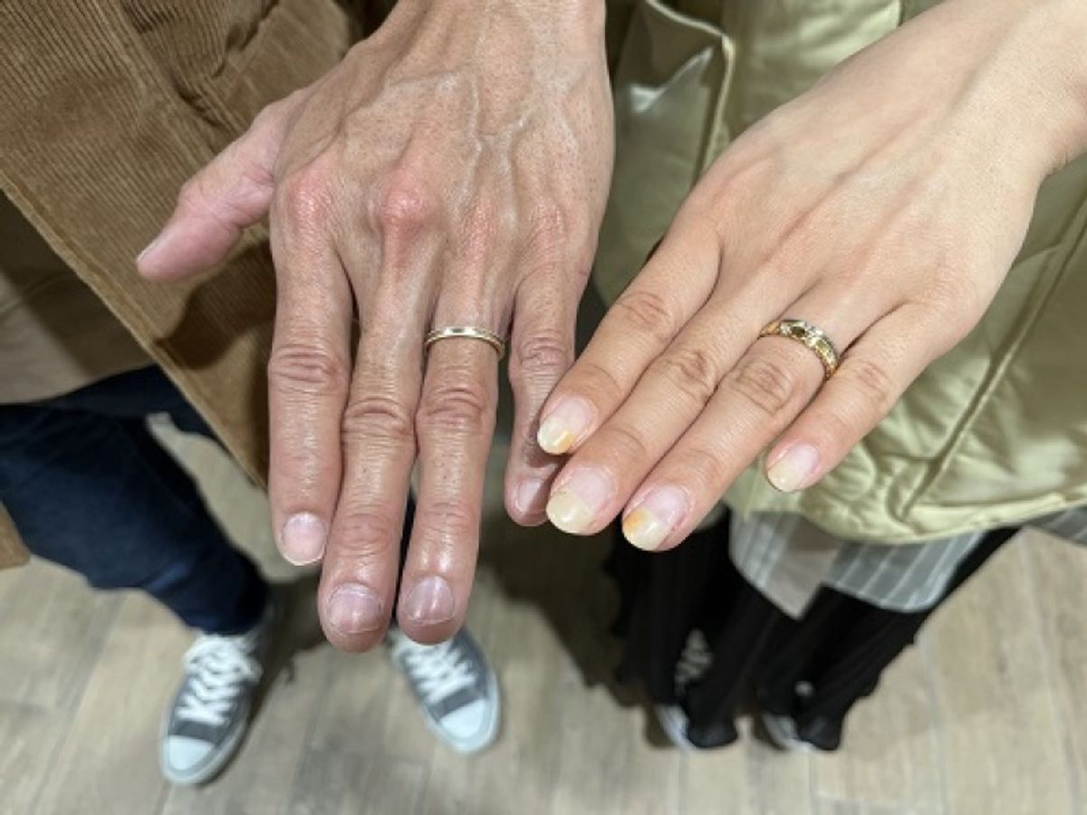 H・M様＆H・M様【BIJOUPIKO(ビジュピコ)】【なんばパークス店】一目惚れ！｜ 結婚指輪・婚約指輪の口コミならRingraph