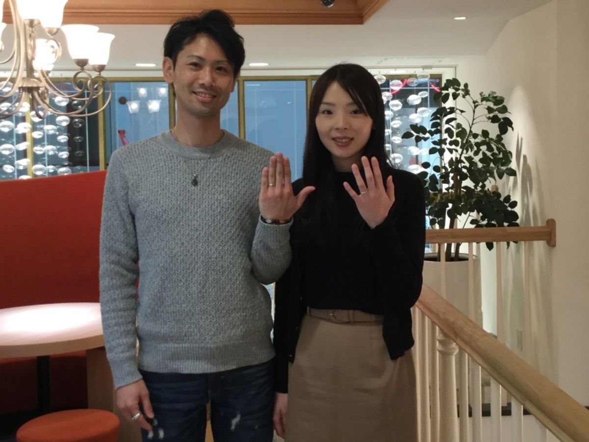 【K様 M様】一生共に過ごせる素敵な指輪に出会えました。BIJOUPIKO(ビジュピコ)｜Ringraph(リングラフ)