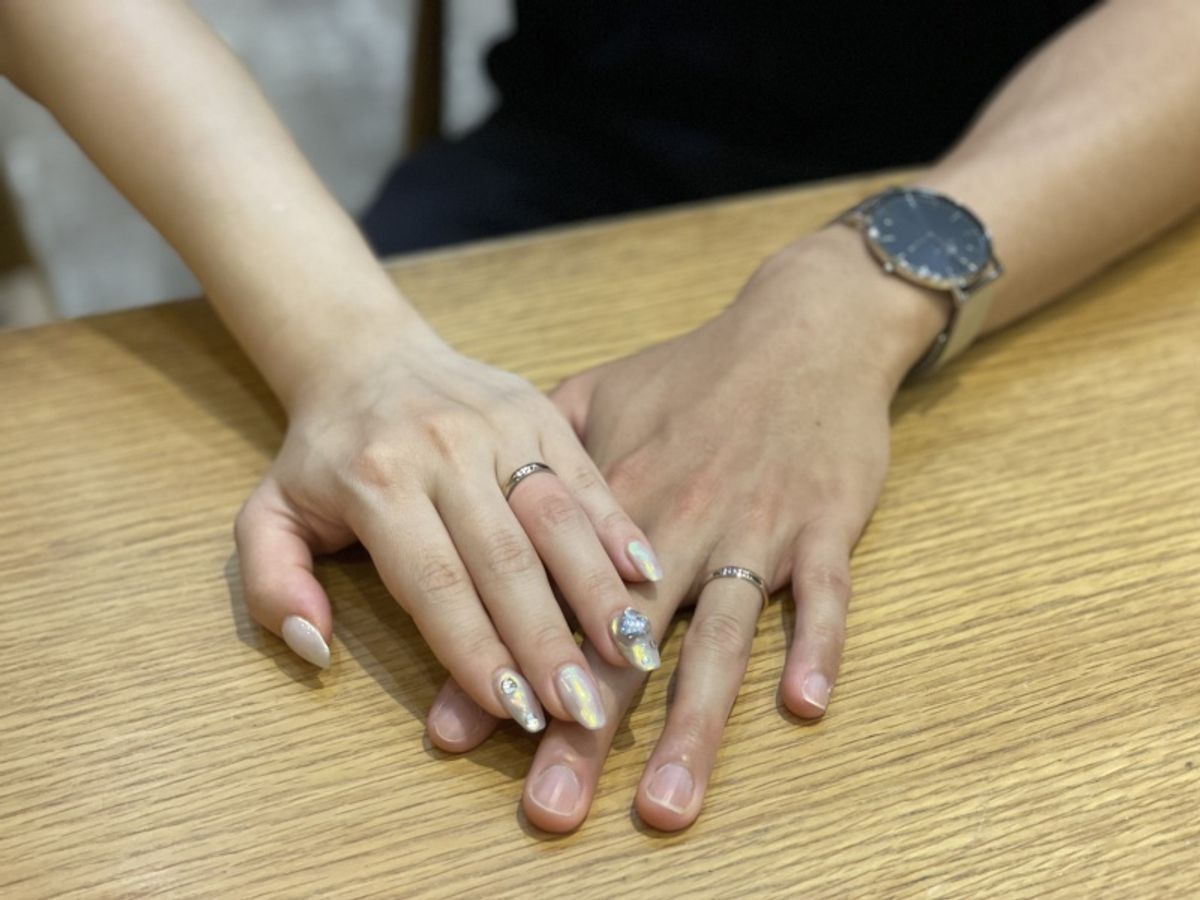 D.Y様＆Y.Y様【BIJOUPIKO(ビジュピコ)】【なんばパークス店】可愛いデザイ…｜ 結婚指輪・婚約指輪の口コミならRingraph