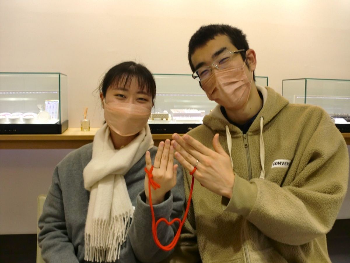 S様&S様【BIJOUPIKO(ビジュピコ)】【長崎店】後悔のない買い物が出来…｜ 結婚指輪・婚約指輪の口コミならRingraph