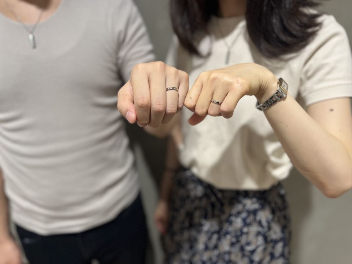 T.S様＆F.H様【BIJOUPIKO(ビジュピコ)】【なんばパークス店】要望に合った…｜ 結婚指輪・婚約指輪の口コミならRingraph