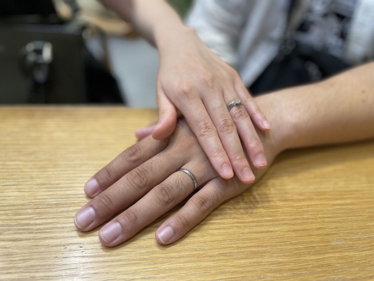 S.O様＆N.M様【BIJOUPIKO(ビジュピコ)】【なんばパークス店】アフターサー…｜ 結婚指輪・婚約指輪の口コミならRingraph