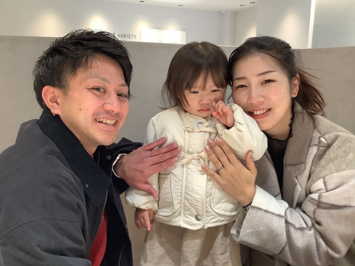 K様＆S様【BIJOUPIKO(ビジュピコ)】【宮崎店】すごく綺麗｜ 結婚指輪・婚約指輪の口コミならRingraph