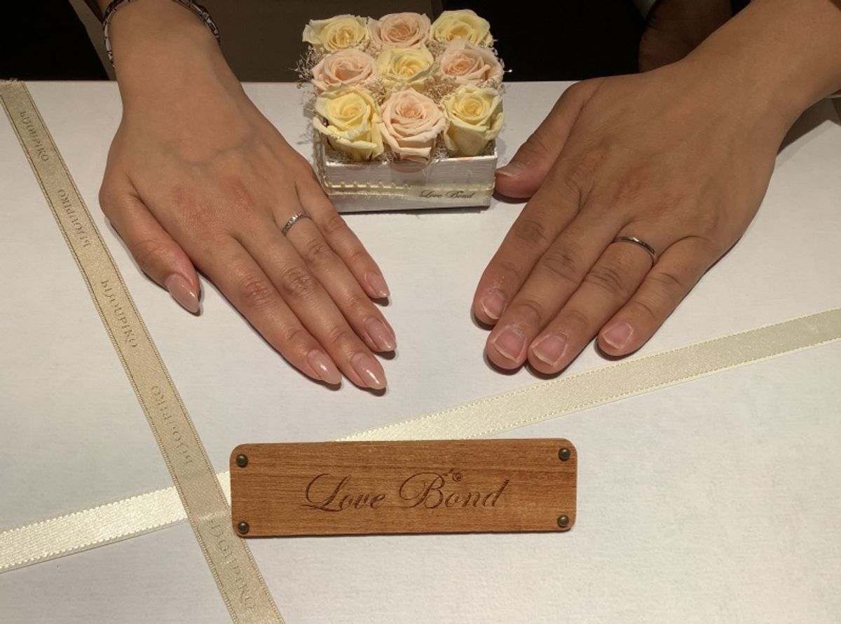 T様＆M様【BIJOUPIKO(ビジュピコ)】【宮崎店】大満足でした｜ 結婚指輪・婚約指輪の口コミならRingraph