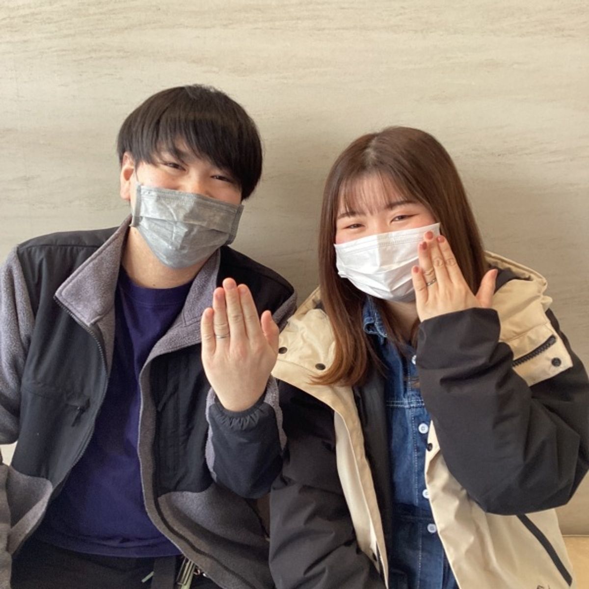 J様＆M様【BIJOUPIKO(ビジュピコ)】【長野店】発色の指輪にひとめぼれ｜ 結婚指輪・婚約指輪の口コミならRingraph
