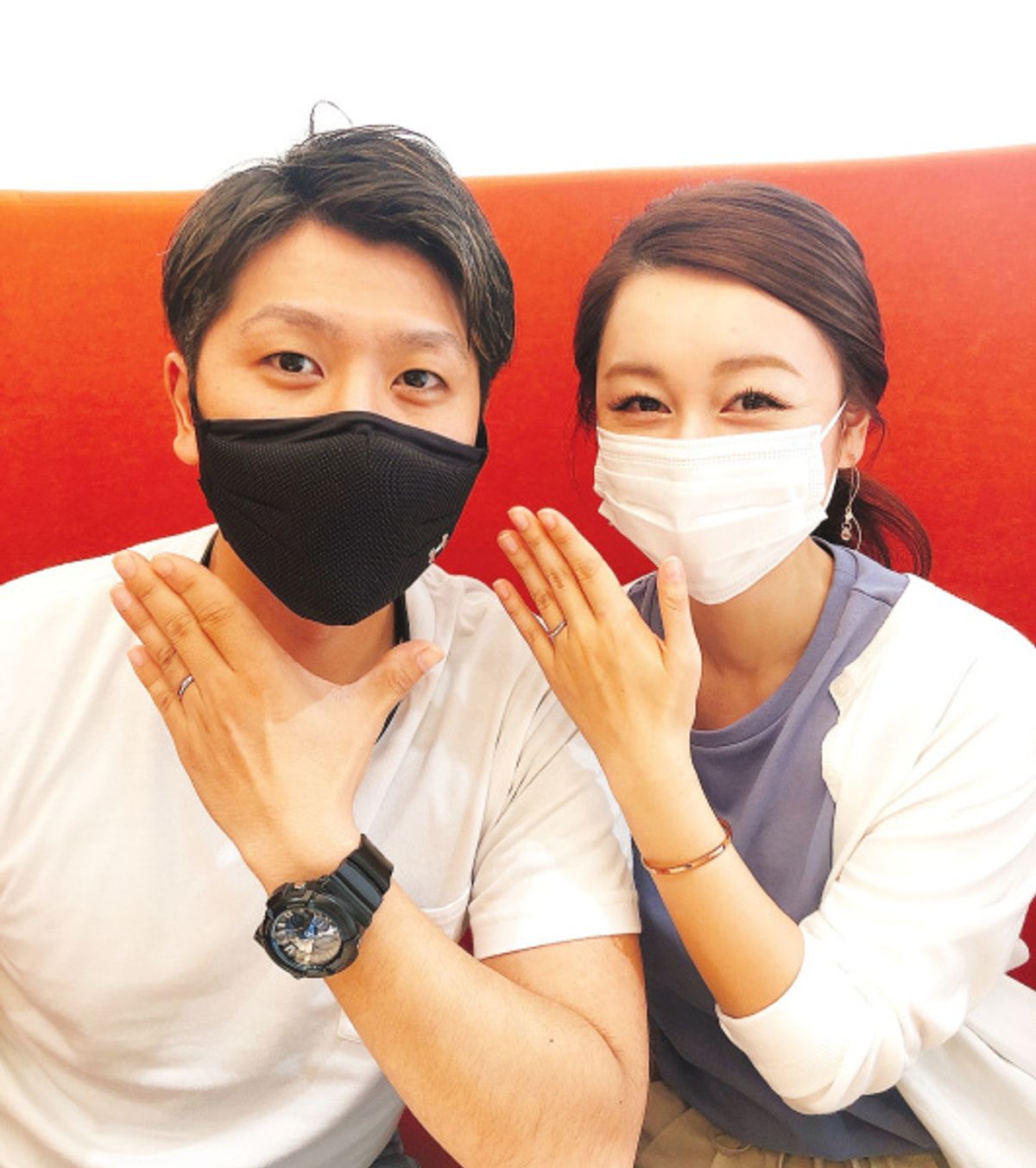 T様・S様【BIJOUPIKO(ビジュピコ)】【高知店】ショートケーキ｜ 結婚指輪・婚約指輪の口コミならRingraph