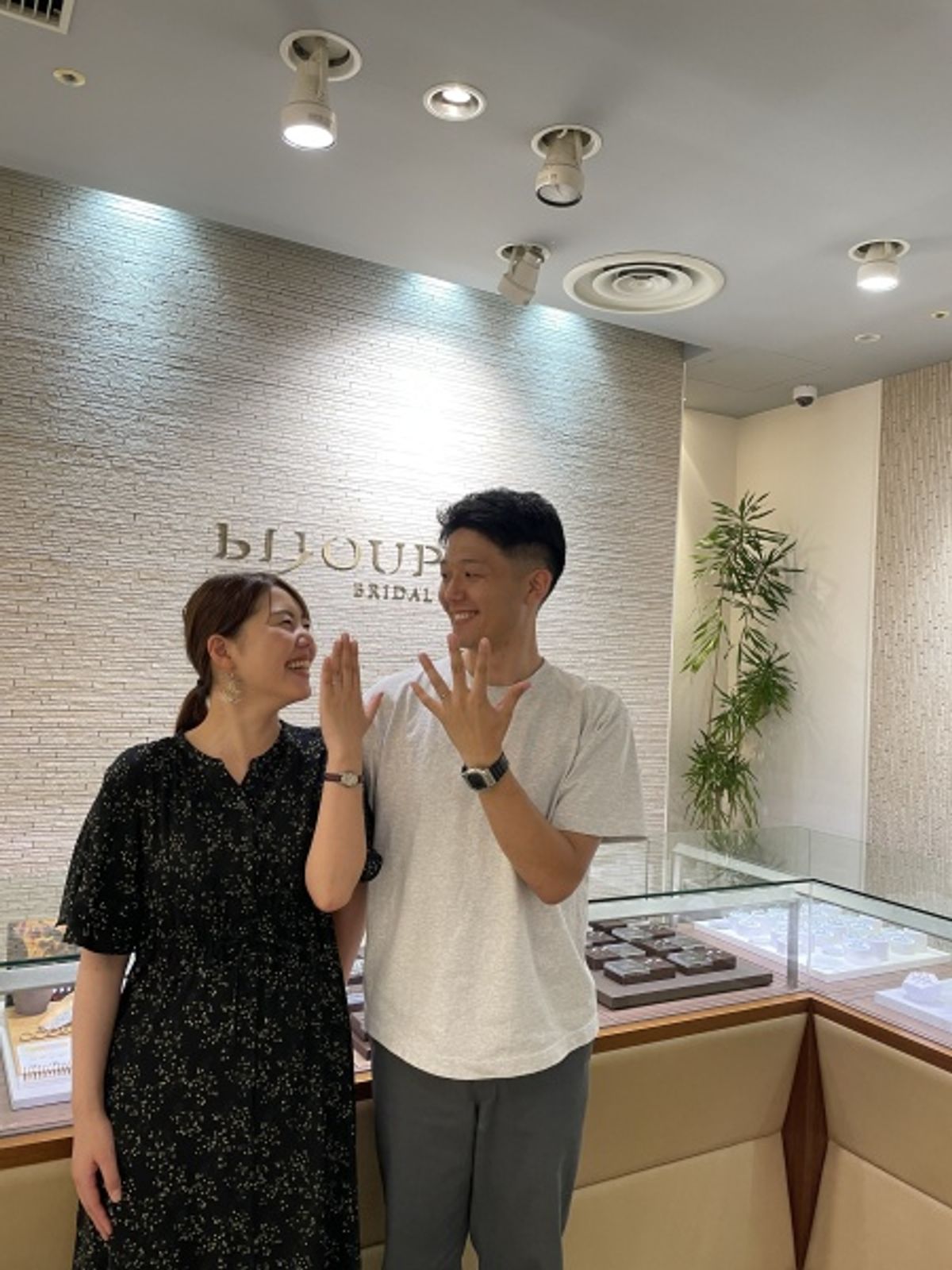S.O様＆N.O様【BIJOUPIKO(ビジュピコ)】【なんばパークス店】お気に入りの…｜ 結婚指輪・婚約指輪の口コミならRingraph