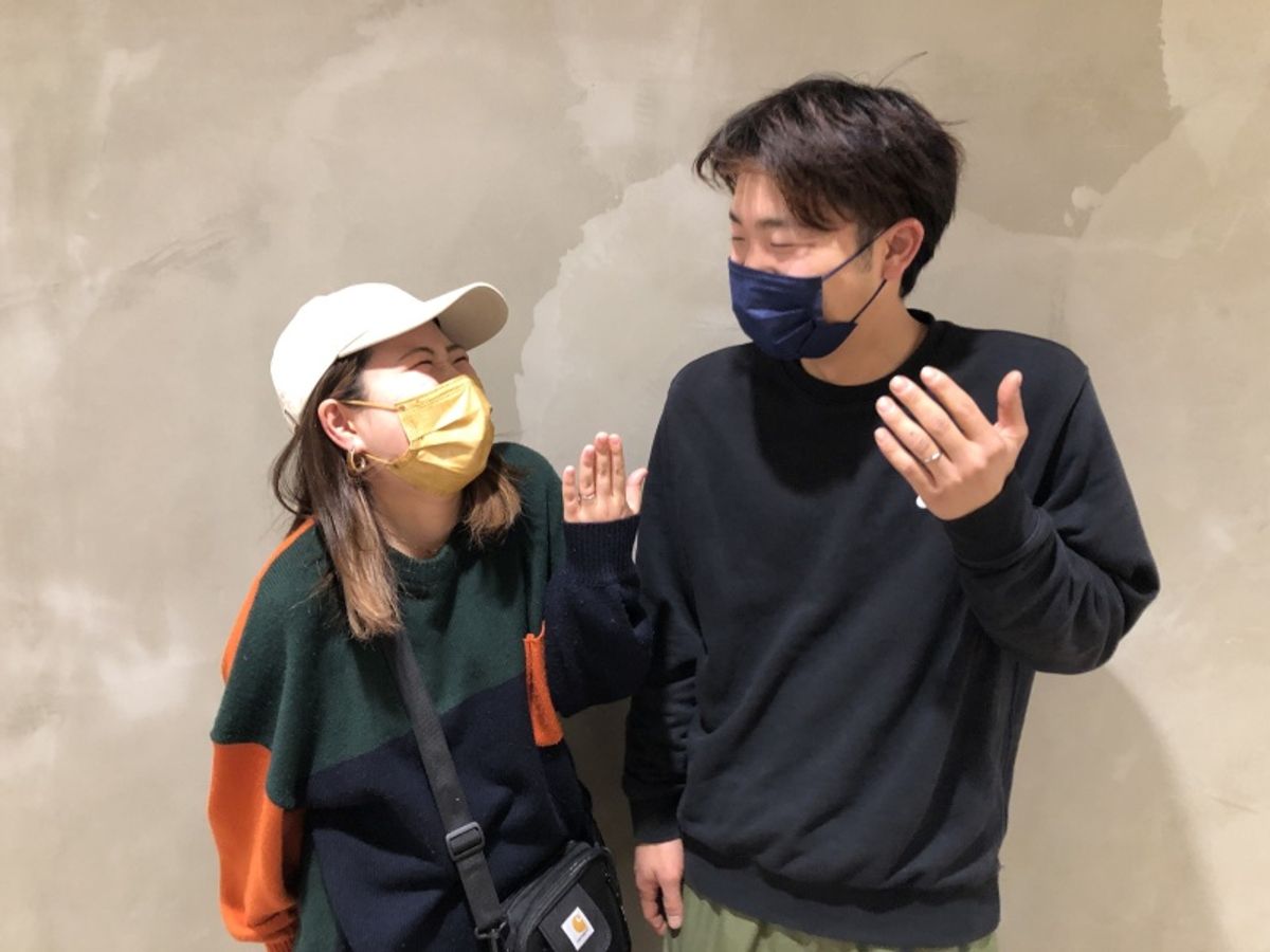 D.M様＆D.H様 【BIJOUPIKO(ビジュピコ)】【なんばパークス店】ネットで知…｜ 結婚指輪・婚約指輪の口コミならRingraph
